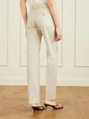 Acne Studios Pinstriped Wool Straight-leg Trousers