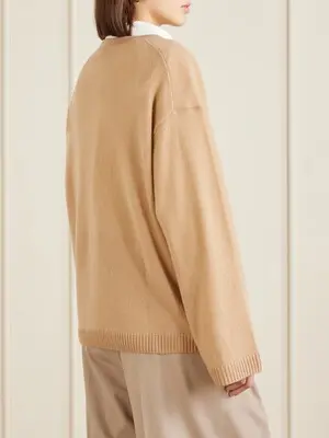 ALLUDE Cashmere Relaxed Fit Sweater