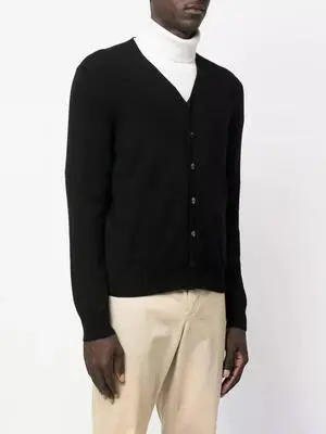 Malo V-neck Button-down Knit Cardigan