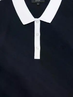 FAY Collared Button Polo Shirt