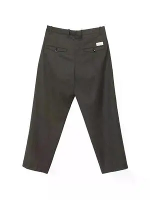 NINE:INTHE:MORNING Kai Pleated Trousers - Brown