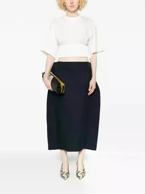 Sportmax Fosco" Ribbed-hem T-shirt
