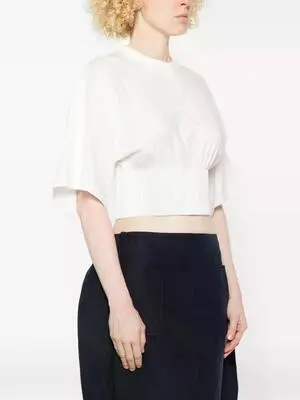 Sportmax Fosco" Ribbed-hem T-shirt