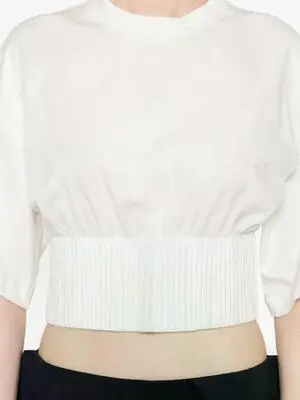 Sportmax Fosco" Ribbed-hem T-shirt
