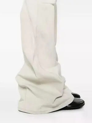 Rick Owens Bias Zip-up Flared Jeans - Neutrals