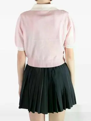 MALBON Mikayla Polo Top - Pink