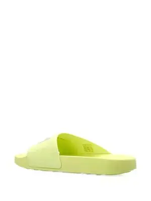 Givenchy Logo Patch Slides - Yellow