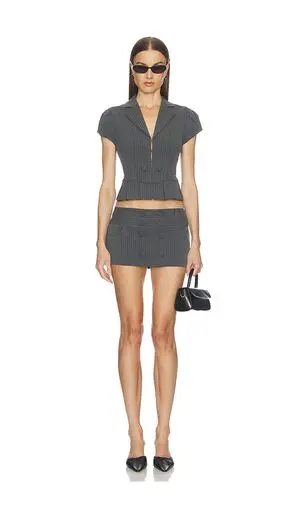 GUIZIO Mollie Cap Sleeve Blazer