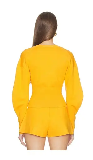 Cult Gaia Monroe Sweater - Mustard