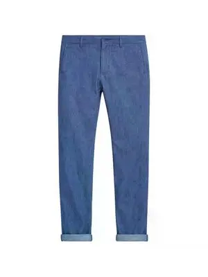 DONDUP Rolled-cuff Trousers - Blue