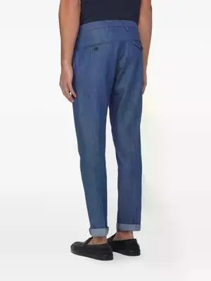 DONDUP Rolled-cuff Trousers - Blue