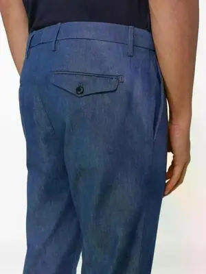 DONDUP Rolled-cuff Trousers - Blue