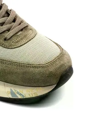 Premiata Mick 8086 Logo Sneakers - Green