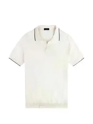 FAY V-neck Piping T-shirt