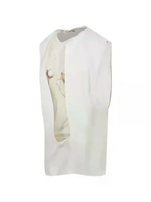 Sportmax Sleeveless Floral Print Top - Neutrals