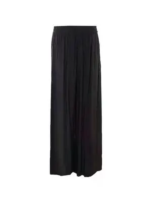 ELE Elasticated Waist Palazzo Pants - Black