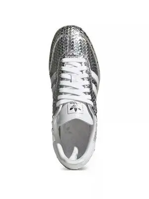 Adidas Samba Snakeskin-effect Striped Sneakers