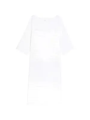 LES VACANCES D'IRINA Pleated Midi Dress - White