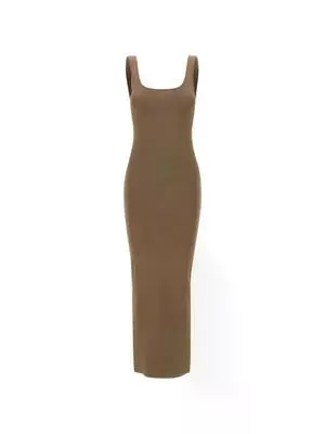 ENTIRE STUDIOS Knit Midi Dress - Brown