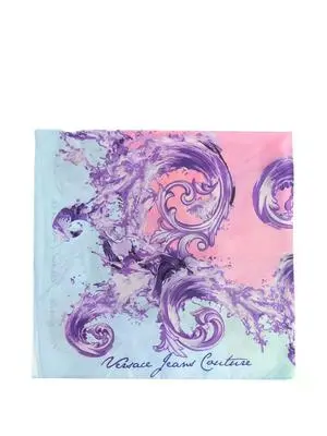 Versace Print Scarf - Blue