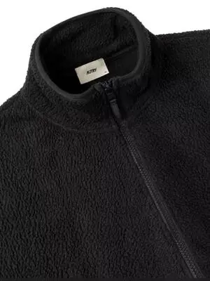 AUTRY Zip Fleece Jacket - Black