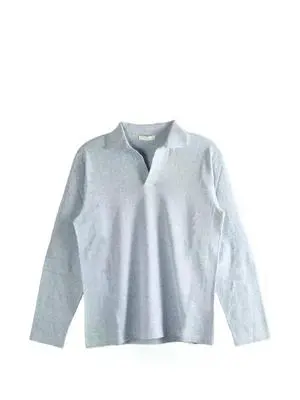 THE ROW Niosa V-neck Long-sleeve Top