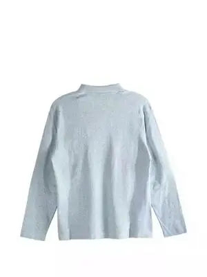 THE ROW Niosa V-neck Long-sleeve Top