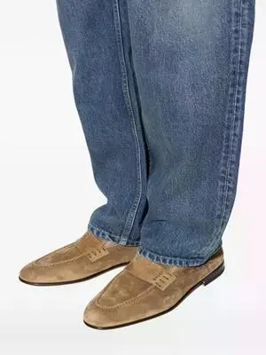 Bally Elios Suede Loafers - Neutrals