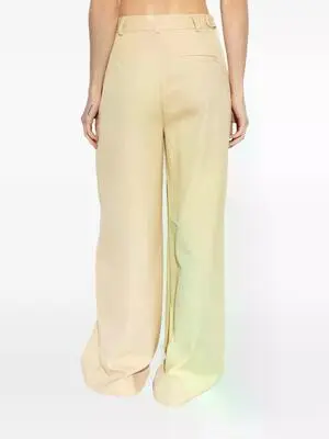GESTUZ Button Pleated Wide Leg Trousers