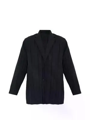 Issey Miyake Pleated Jacket - Black