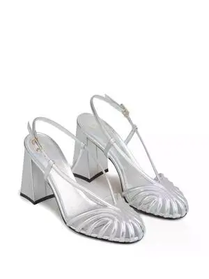 ALEVI MILANO Strappy Block Heel Pumps