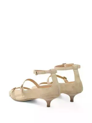 Marsèll Buckle Strap Kitten Heel Sandals