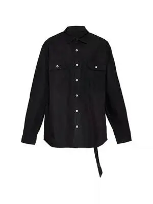 Rick Owens Jumbo Flap-pocket Shirt - Black
