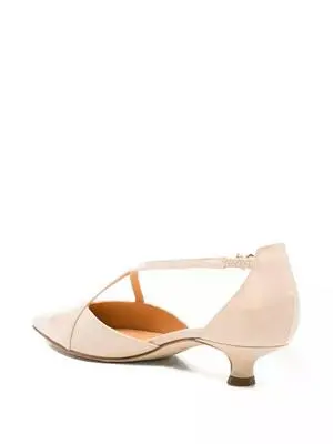 THE SELLER Cross-strap Pumps With Buckle Fastening