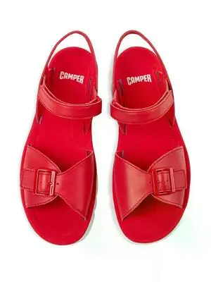 Camper Oruga Buckle Sandals - Red