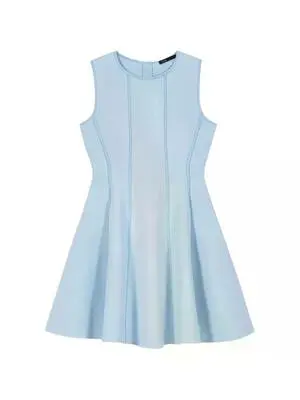 Maje Skater Bow Mini Dress - Blue
