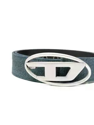 DIESEL® Oval D Logo Plaque Belt