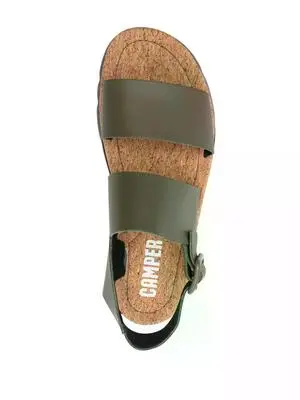 Camper Oruga Sling-back Sandals - Green