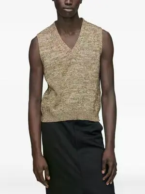 MAISON MARGIELA Sleeveless V-neck Top