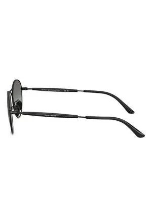 Giorgio Armani Round Frame Gradient Tint Sunglasses