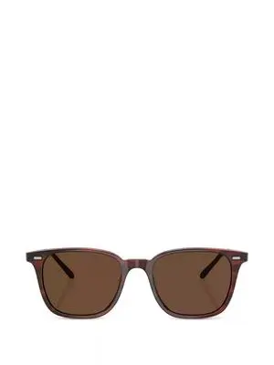 Oliver Spencer Square Frame Sunglasses - Brown