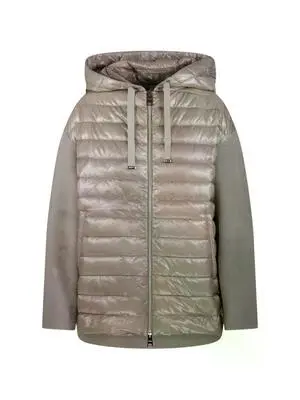 Herno Hooded Quilted Jacket - Grey