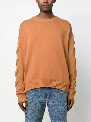 Off-White 3d Diagonal Stripe Crewneck Jumper