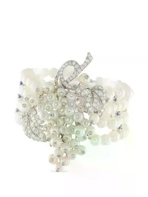 LB EXCLUSIVE Platinum And 14k White Gold Multi-stone Bracelet