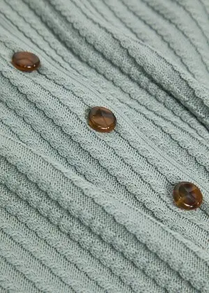 BLAZÉ MILANO Cable-knit Silk-blend Polo Top
