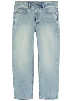 Saint Laurent Loose Straight-leg Jeans - Blue