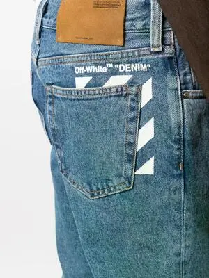 Off-White Diag-stripe Skinny Jeans