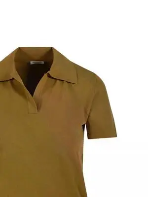 ROBERTO COLLINA V-neck T-shirt - Brown