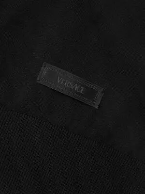 Versace Logo-patch Polo Shirt