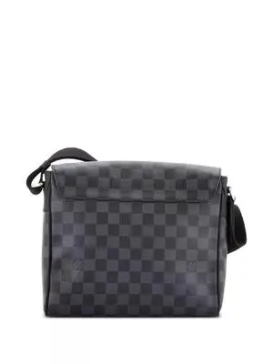 LOUIS VUITTON Damier Graphite League Pm Messenger Bag - Black